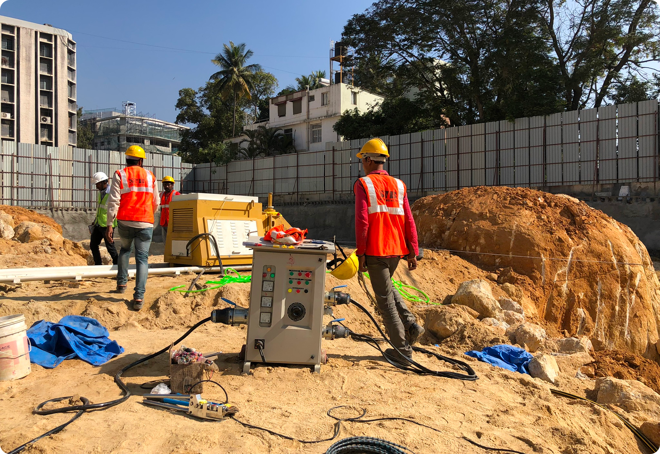 Soil & Rock Excavation Contractors | SVB Infra Projects