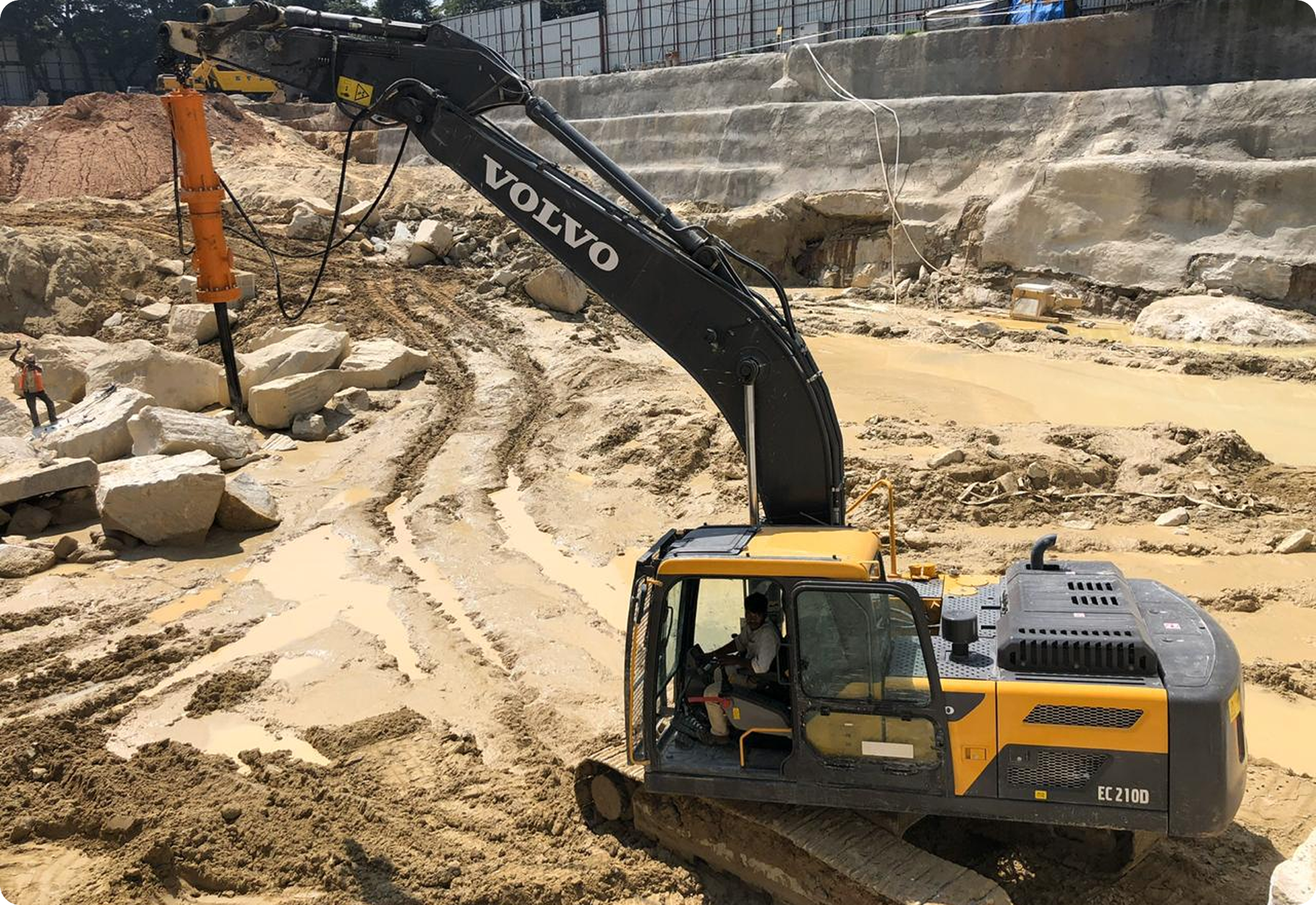 Soil & Rock Excavation Contractors | SVB Infra Projects